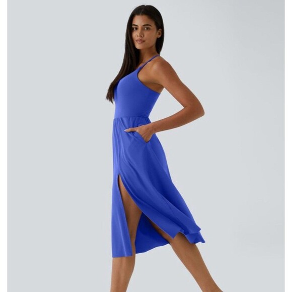 HALARA | Dresses | Nwt Halara Everyday Plus Size Midi Chill Dressla ...